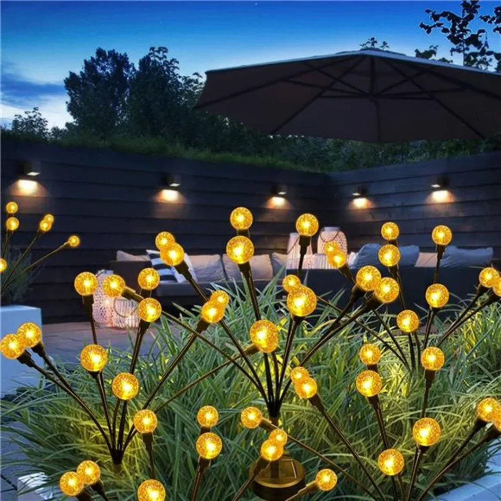Accents | Solar Outdoor Firefly Lights Waterproof Swaying Light Warm ...